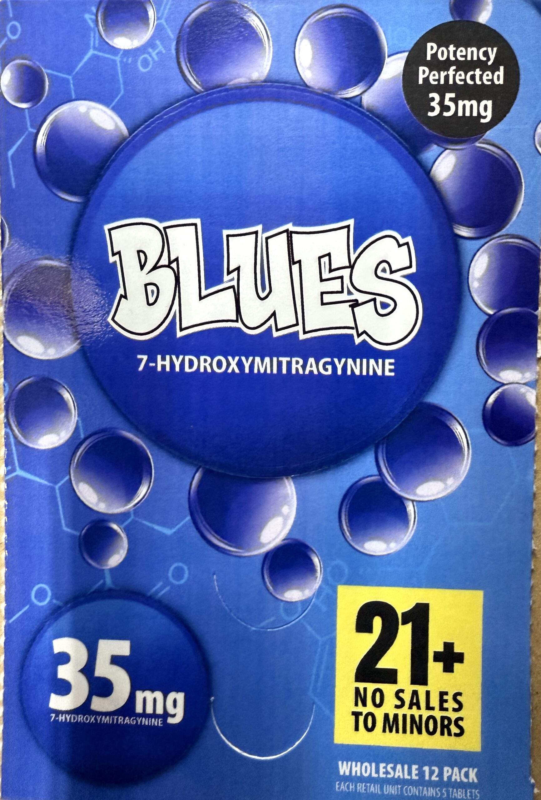 Blues 7-Hydroxymitragynine 35mg – Hi-Life Smoke Shop