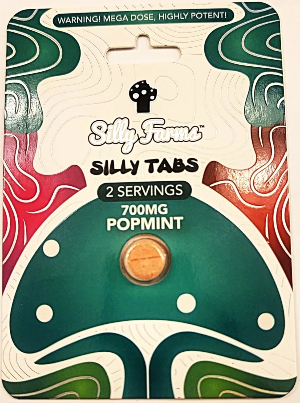 SILLY FARMS Mushroom Tablet 700mg {Popmint} – Hi-Life Smoke Shop
