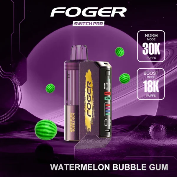 Foger Switch Pro Kit 30K Puffs {Watermelon Bubble Gum} – Hi-Life Smoke Shop