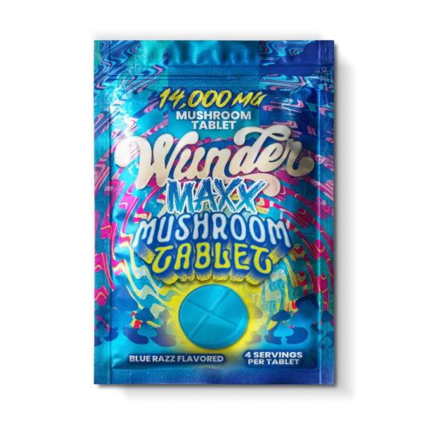 Wunder – Maxx Mushroom Tablet 14,000mg {Blue Razz} – Hi-Life Smoke Shop